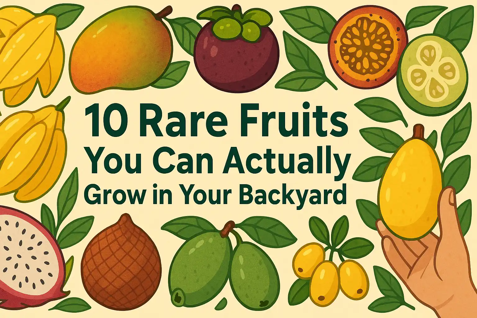 10 Rare Fruits You Can Actually Grow In Your Backyard