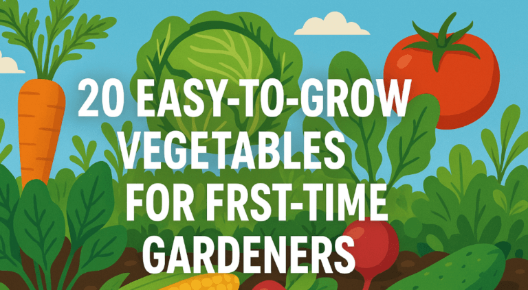 20 Easy-to-Grow Vegetables For First-Time Gardeners